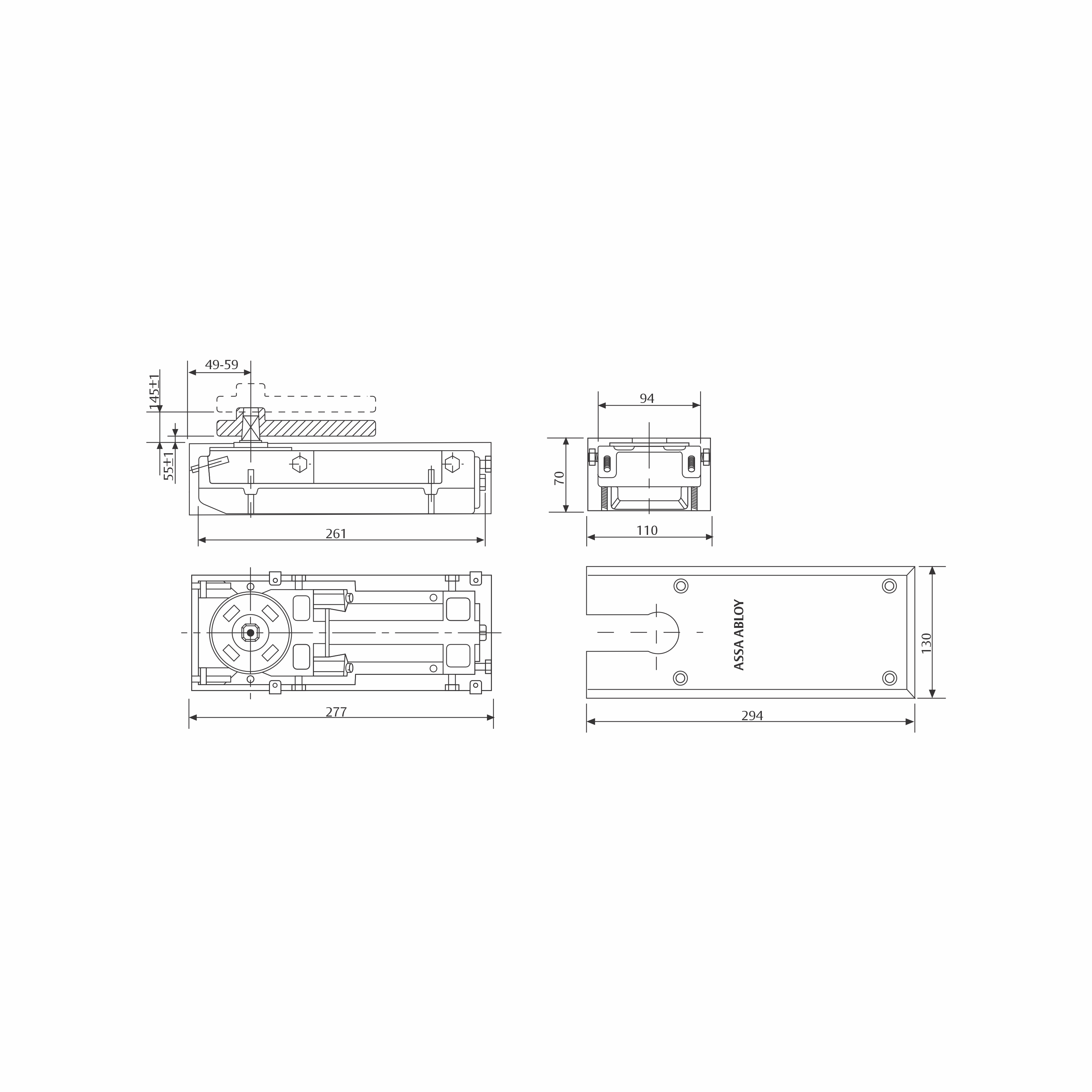 DC477 Floor Spring | ASSA ABLOY